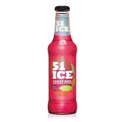 Supermercado Baía Azul | Bebida Mista Alcoólica 51 Ice Morango E Laranja Garrafa 275ml