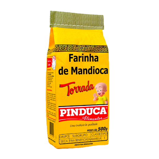 Farinha de Mandioca Pinduca Branca Torrada 500g