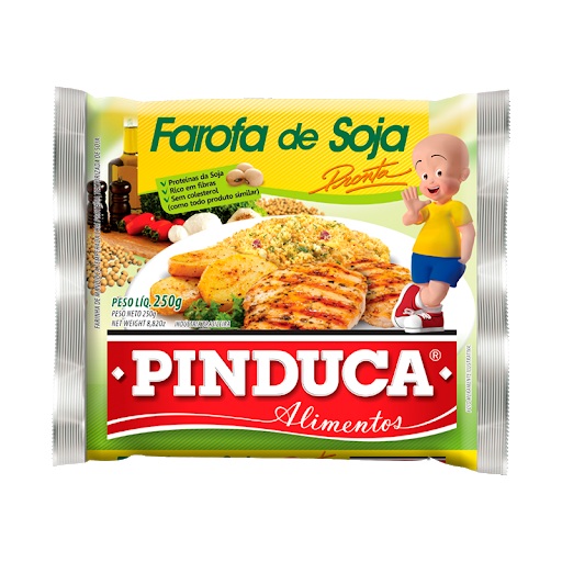 Supermercado Baía Azul | Farofa Pronta Pinduca Soja 250g