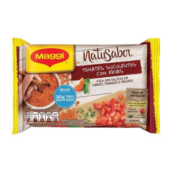 Tempero Maggi NatuSabor Tomate Ervas Finas 40g
